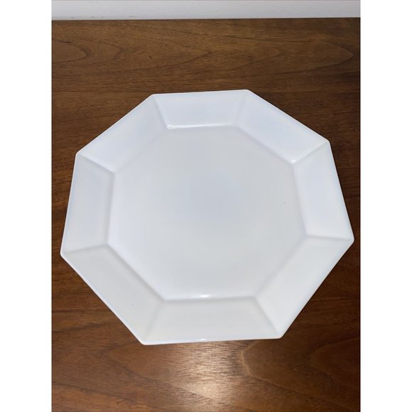 Arcopal | Dining | Arcopal France Octime White Milk Glass Octagon ...
